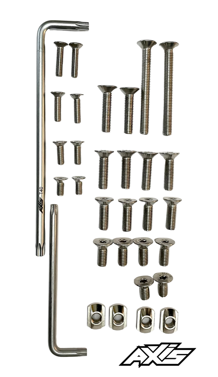 Axis Stainless Steel Screwset with T40 and T30 torx keys – Snowdonia ...